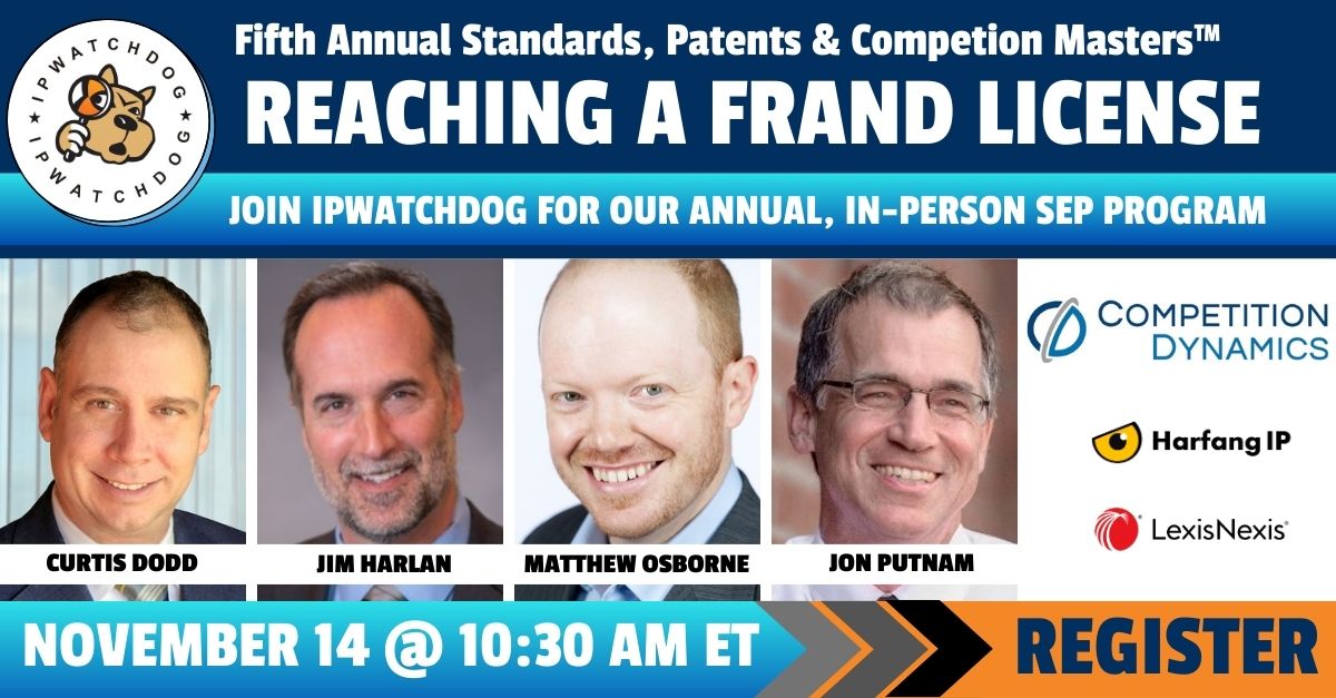 Obstacles and Impediments to Reaching a FRAND License** - IPWatchdog ...